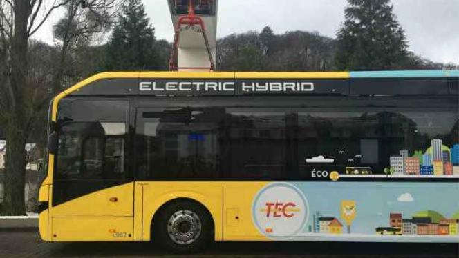 Les premiers bus hybrides "zéro émission" du TEC inaugurés à Namur ...